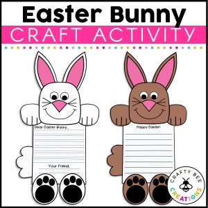 Easter Craft for Kids Easter Bunny Craft Patterns Spring Activities ...