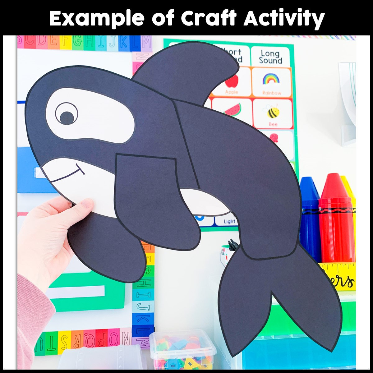 Killer Whale Craft Ocean Animal Crafts Winter Arctic Animals Animal ...