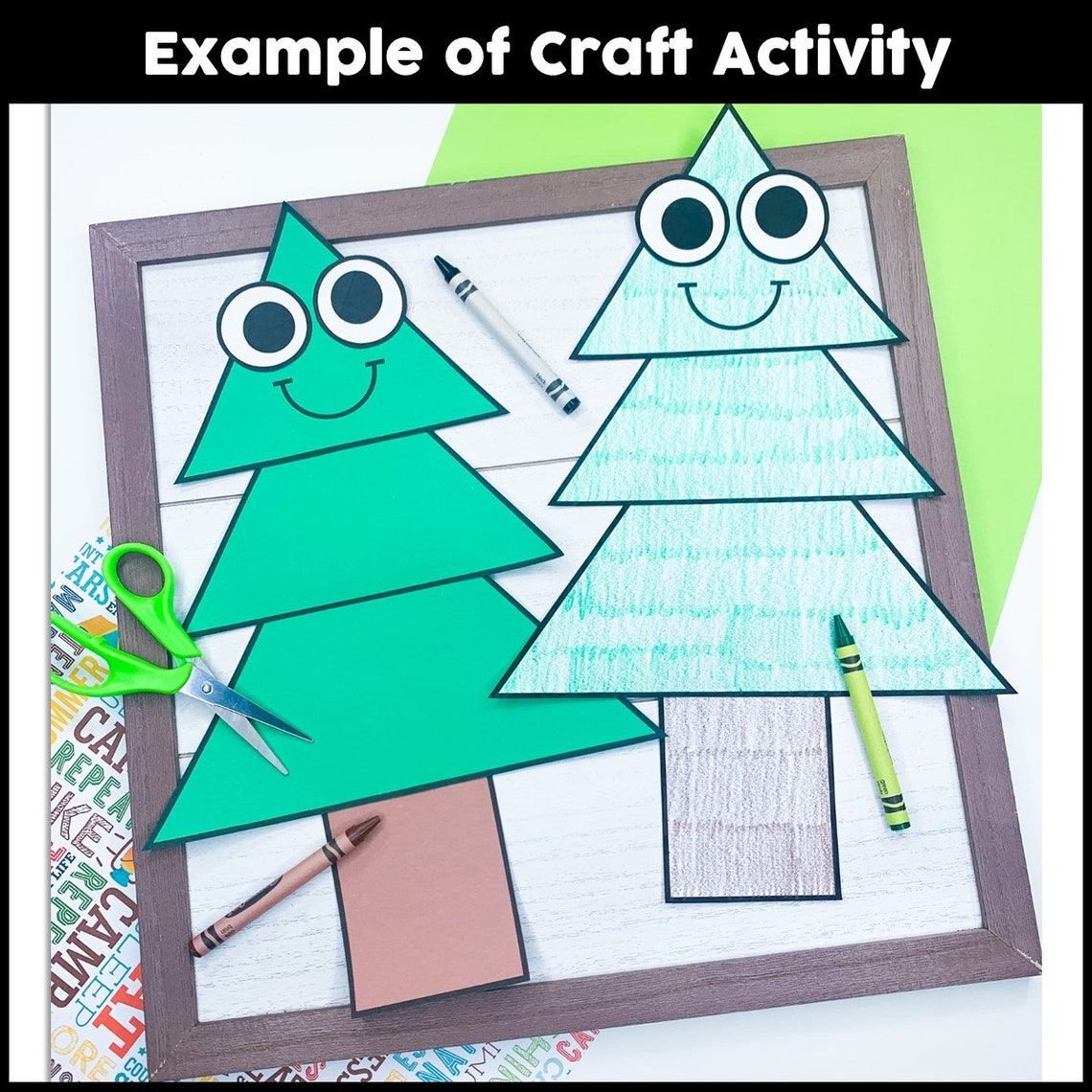 Camping Craft for Kids | Tree Template | Tree Pattern | Evergreen Tree ...