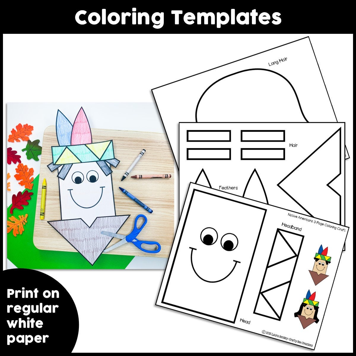 Native American Craft | Thanksgiving Activity | Thanksgiving Activities ...