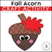 Fall Acorn Craft | Fall Coloring | Fall Activities | Acorn Bulletin ...