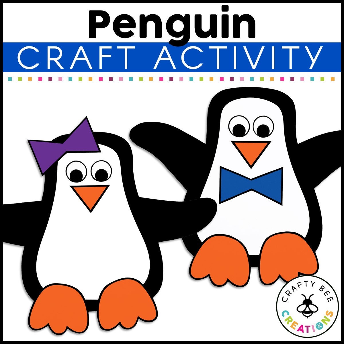 Penguin Craft Patterns | Penguin Activities | Penguin Craft Template ...