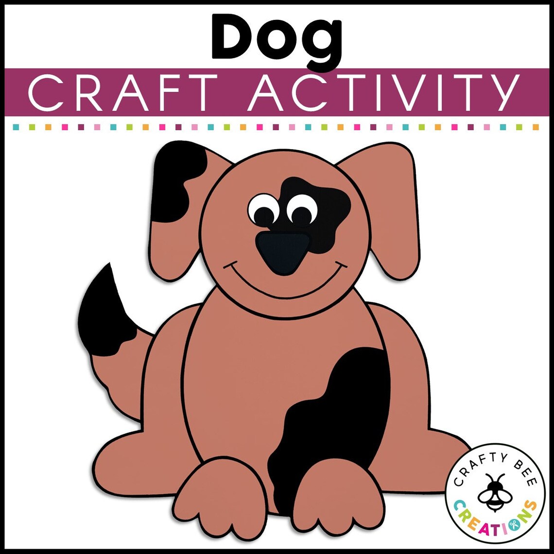 Dog Craft Patterns | Dog Craft for Kids | Dog Craft Template | Farm ...