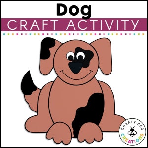 Dog Craft Patterns | Dog Craft for Kids | Dog Craft Template | Farm ...
