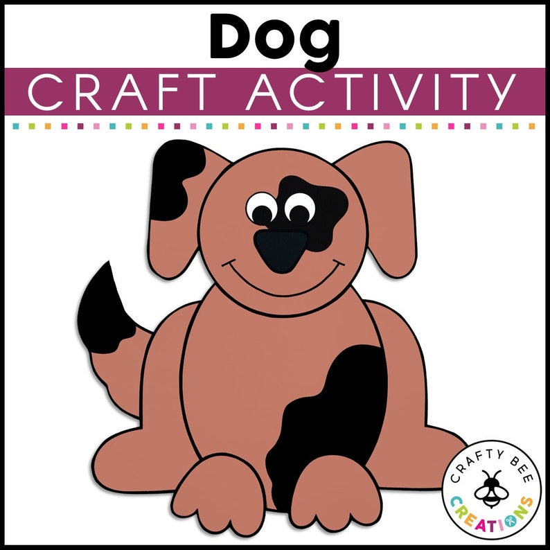 Dog Craft Patterns | Dog Craft for Kids | Dog Craft Template | Farm ...