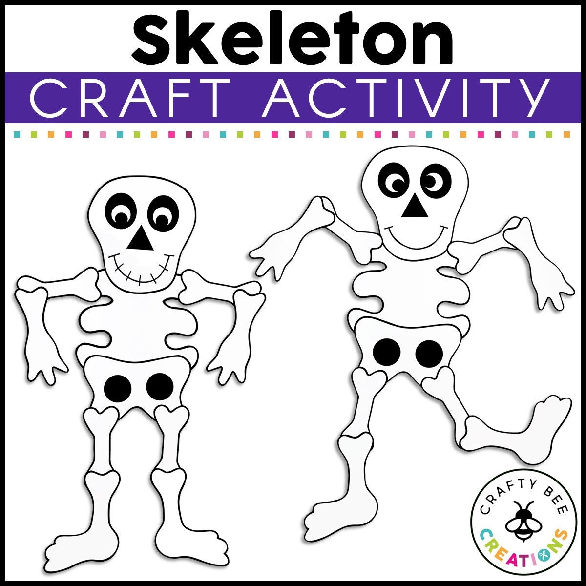Skeleton Craft | Halloween Craft | Halloween Activities | Halloween Fun ...