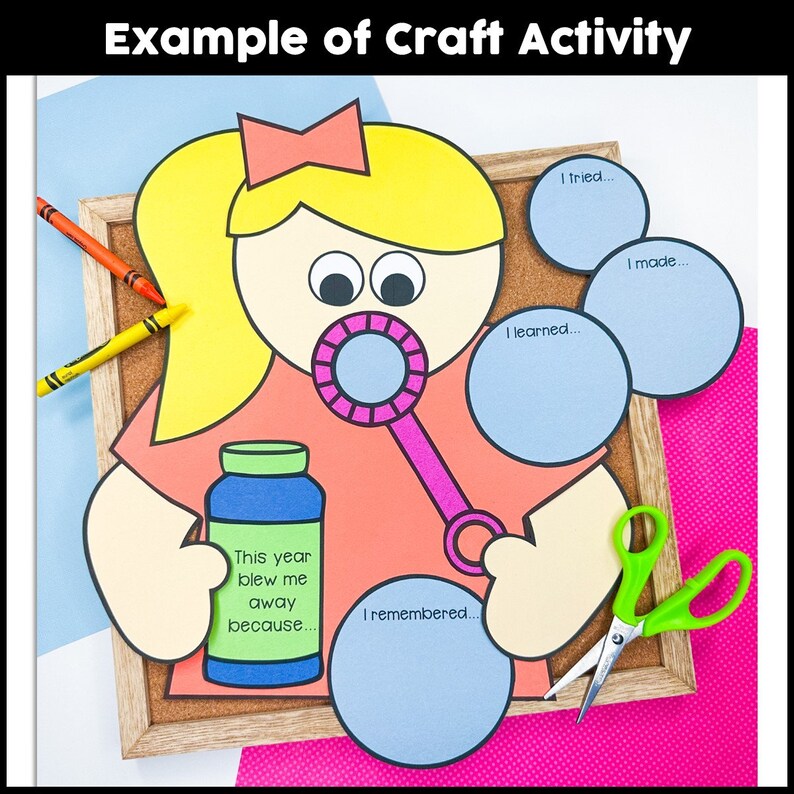 End of the Year Craft | Bulletin Board Craftivity | Writing Activities ...