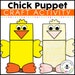 Chick Craft Template | Farm Animal Activities | Paper Bag Puppets ...