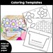 Spring Flowers Craft Patterns | Name Craft | Spring Activities | Spring ...