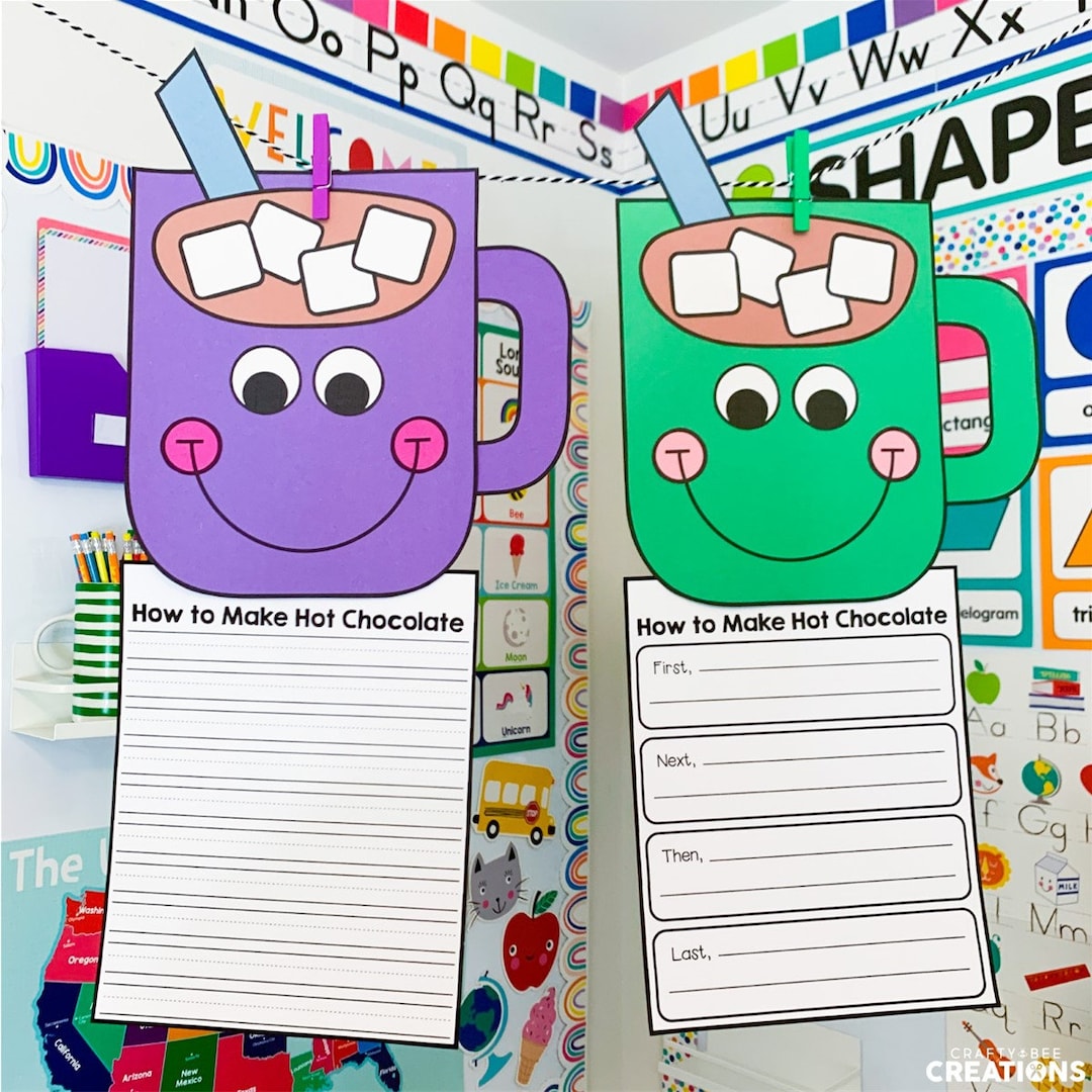 How to Make Hot Chocolate Craft | Winter Activities | Christmas ...