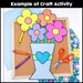 Spring Flowers Craft Template | Mothers Day Flower Bouquet | Spring ...