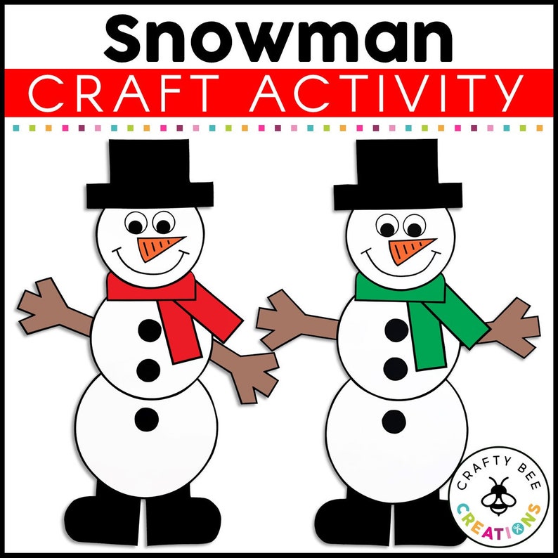Snowman Craft | Build a Snowman | Snowmen at Night | Snowmen at ...