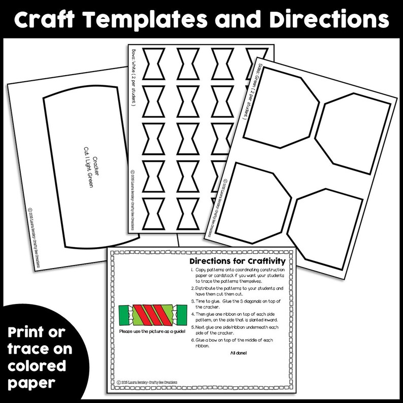 Christmas Cracker Craft | Holidays Around the World Craft | Christmas ...
