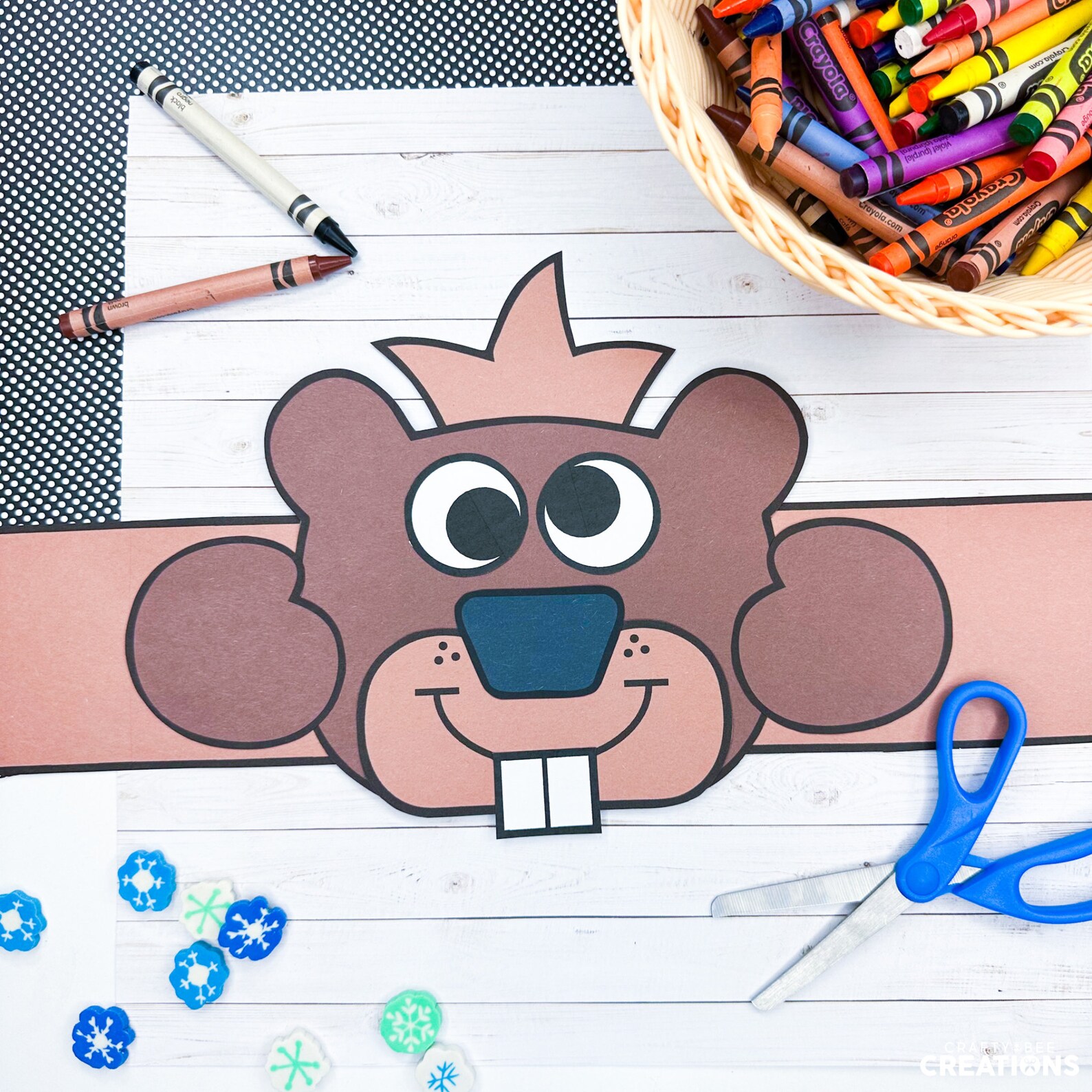 Groundhog Day Hat Craft | Crown | Template | Groundhog Day Activity ...