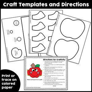 Apple Hat Craft Template | September Activities | Fall Activity | Back ...