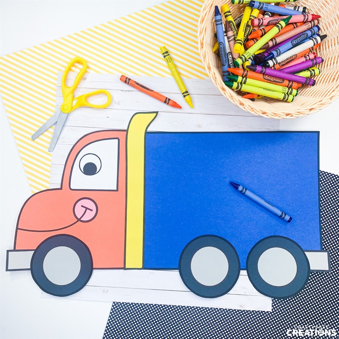 Truck Craft for Kids Transportation Crafts Transportation Activities ...