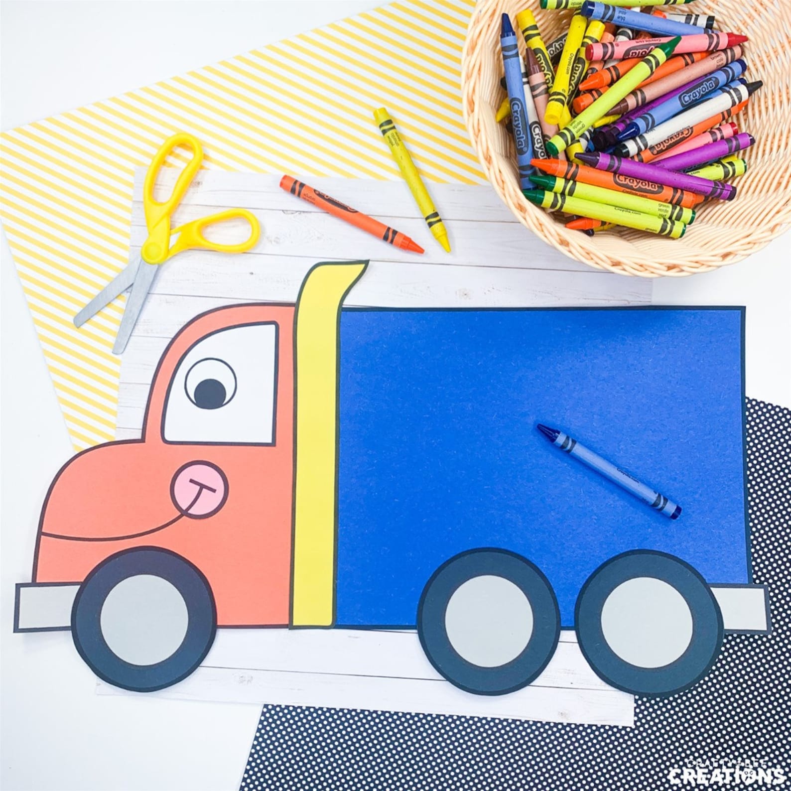 Truck Craft for Kids | Transportation Crafts | Transportation ...