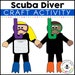 Scuba Diver Craft Patterns | End of the Year | Summer | Writing | Ocean ...