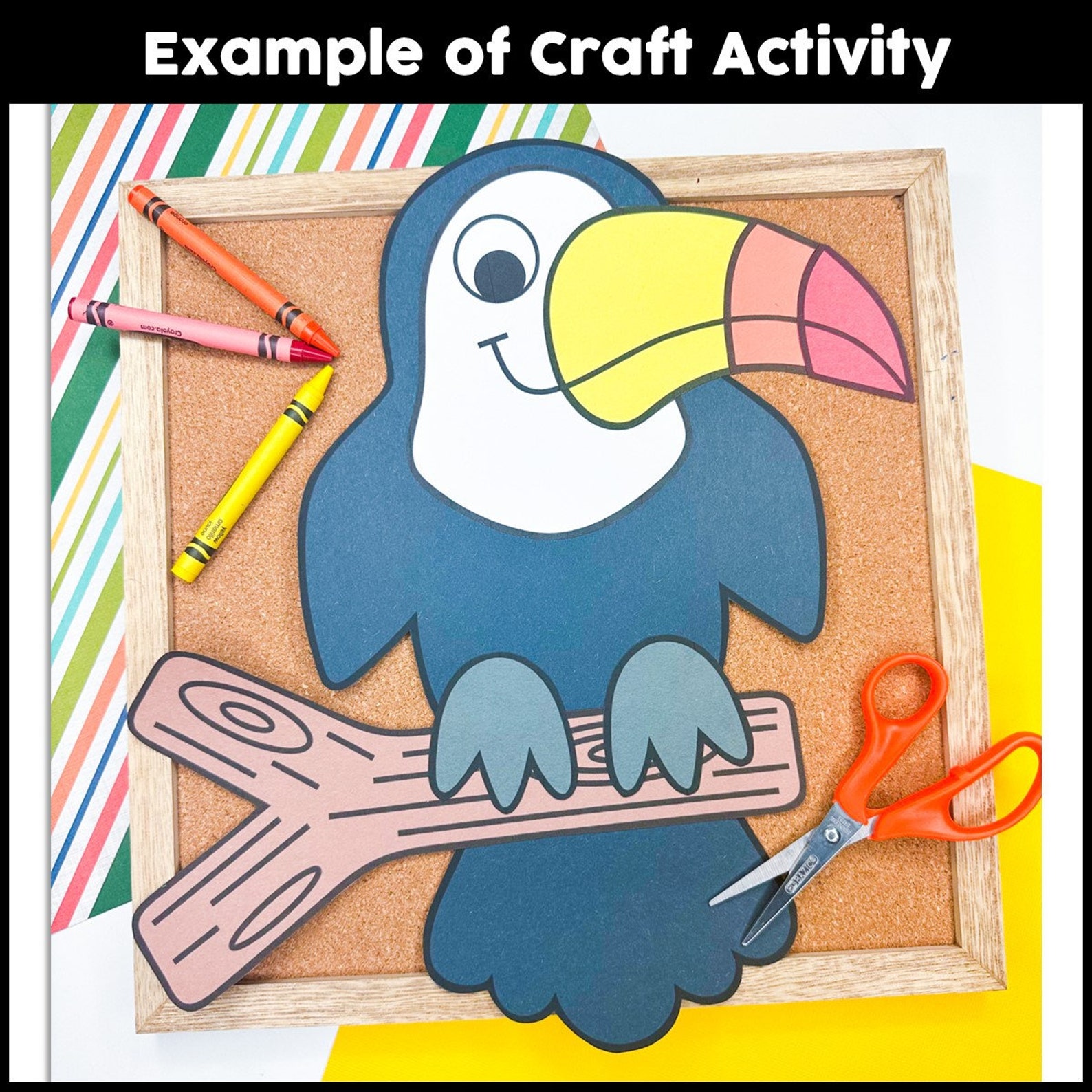 Toucan Craft | Rainforest | Jungle | Zoo Animals Craft Activities ...