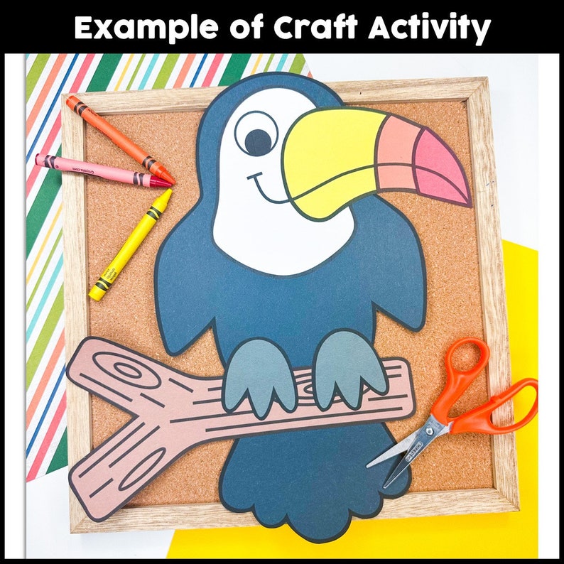 Toucan Craft | Rainforest | Jungle | Zoo Animals Craft Activities ...