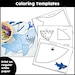 Shark Craft Patterns | End of the Year | Ocean Animal Activity | Ocean ...