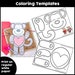 Valentines Day Monkey Craft Patterns | Valentines Day Activities ...