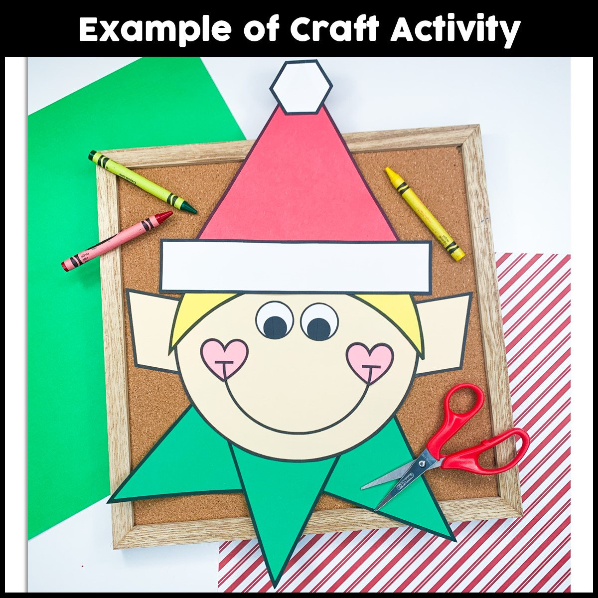Elf Craft | Shape Elf Craft | How to Catch an Elf Craft | Christmas ...