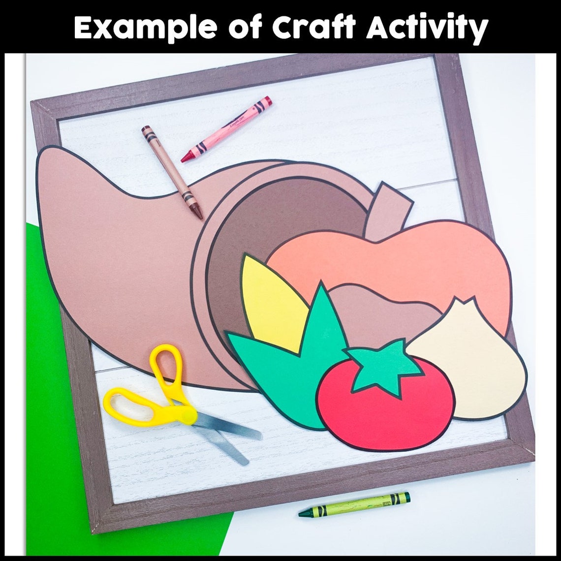 Cornucopia Craft | Thanksgiving Craft | Thanksgiving Feast Craft ...