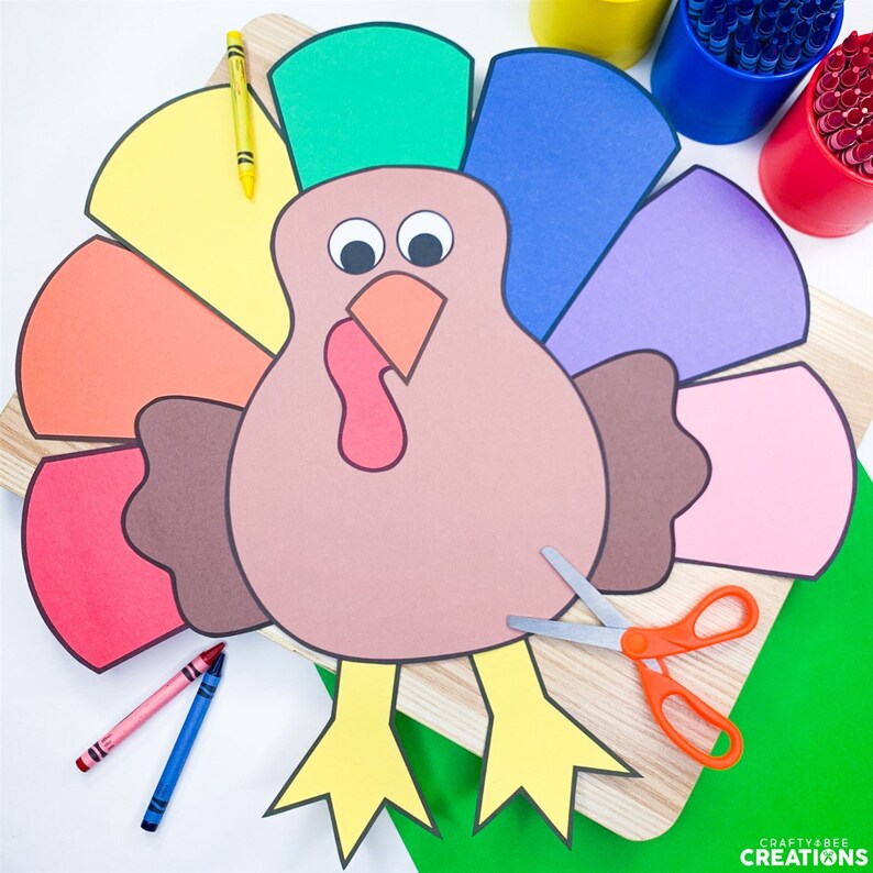 Turkey Craft | Thanksgiving Craft | Turkey Activities | Thanksgiving ...