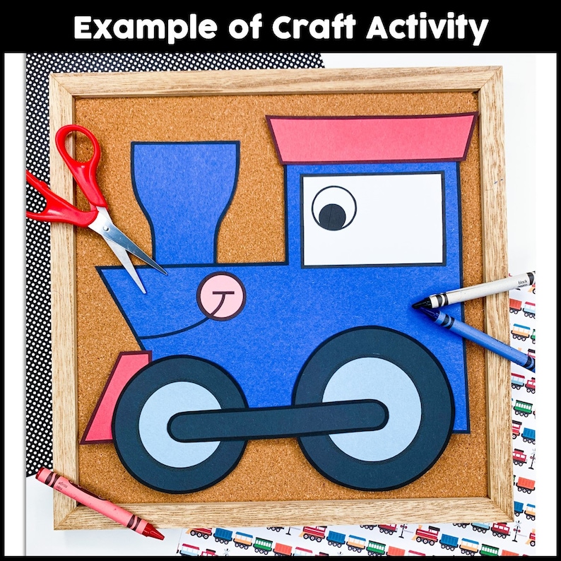 Train Craft for Kids | Transportation Crafts | Transportation ...