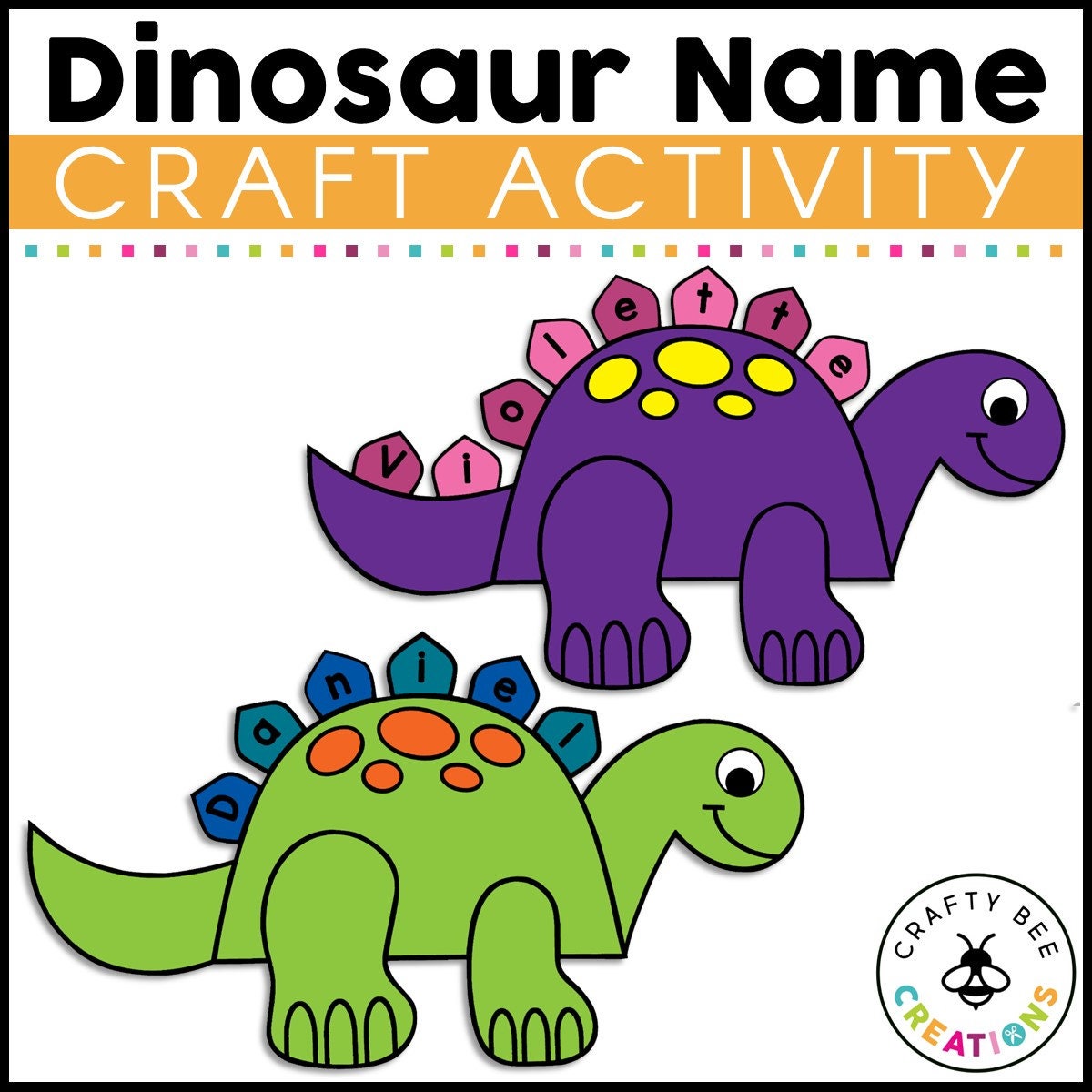 Dinosaur Name Craft for Kids Dinosaur Activities Bulletin Board ...