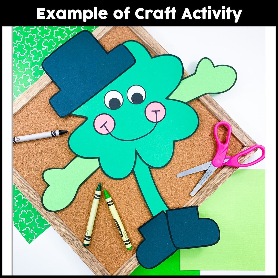 St. Patrick's Day Clover Craft Patterns St. Patrick's Day Activities ...