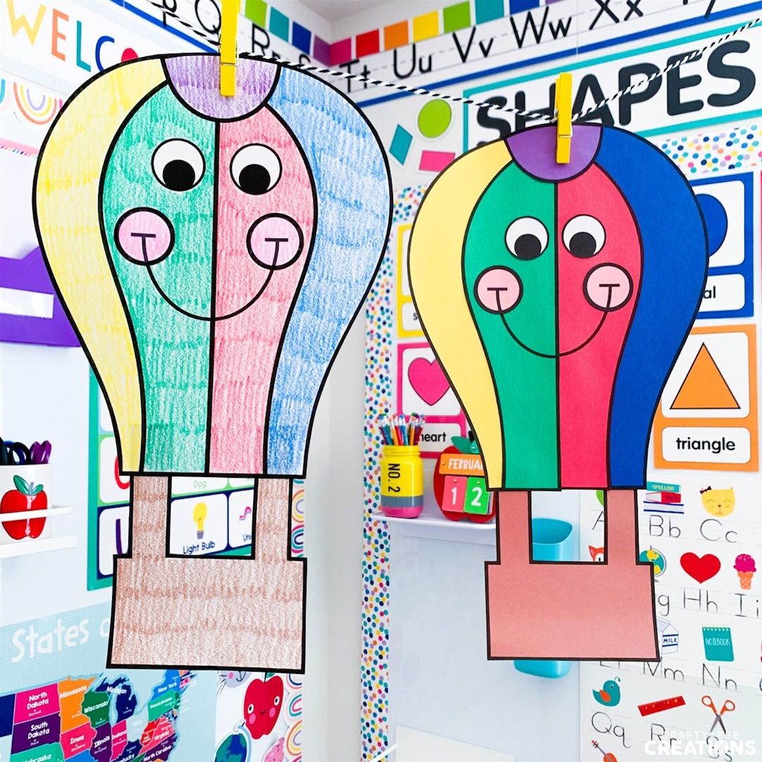 Hot Air Balloon Craft for Kids | Transportation Crafts | Transportation ...