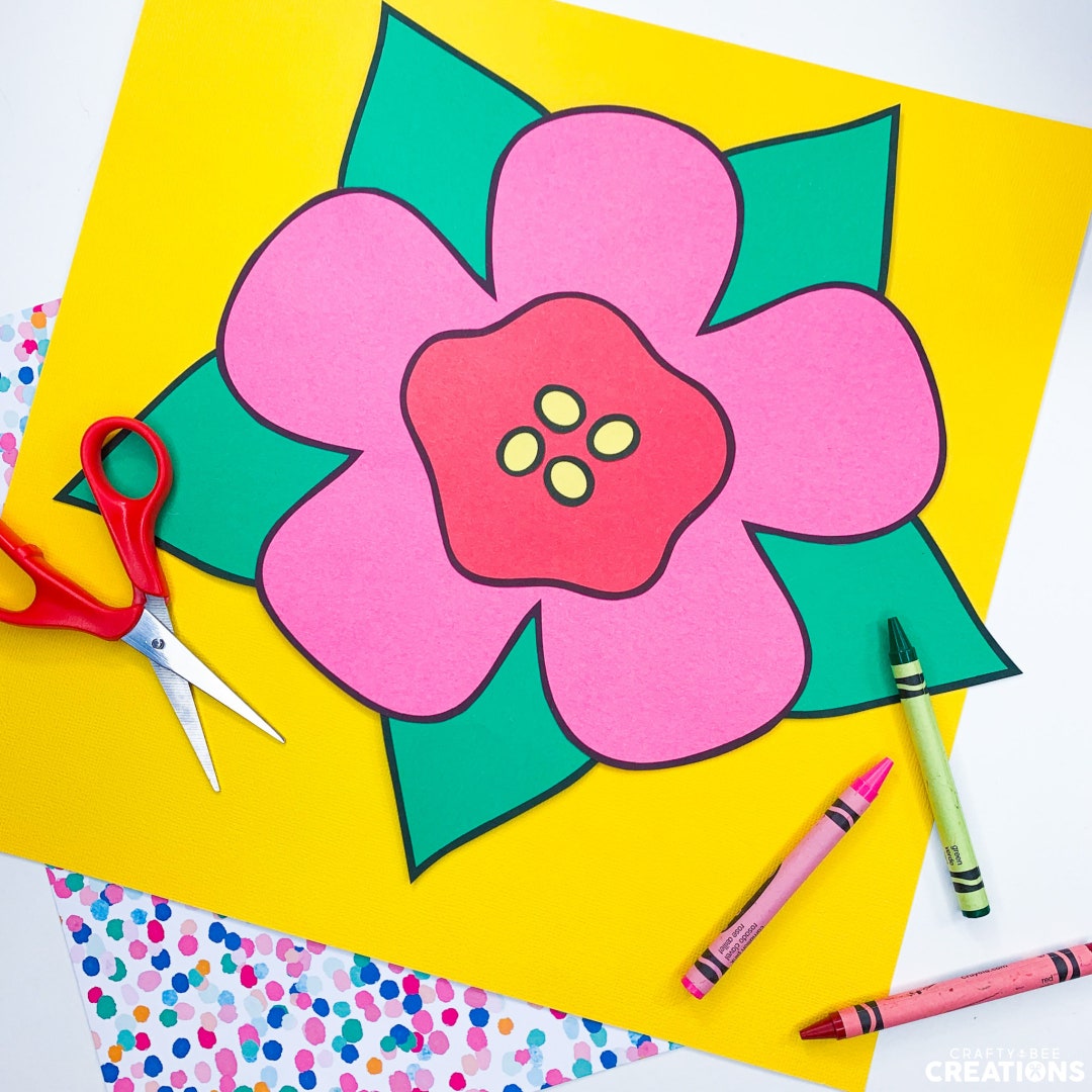 Hibiscus Craft | Hawaii Luau Activity | Summer Activities | Beach Day ...