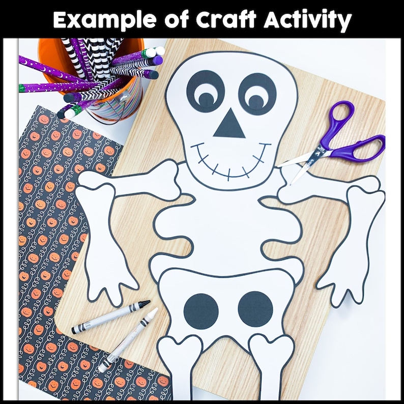 Skeleton Craft Halloween Craft Halloween Activities Halloween Fun ...
