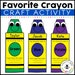 Crayon Name Craft | Back to School | Letter Recognition | Learning ...