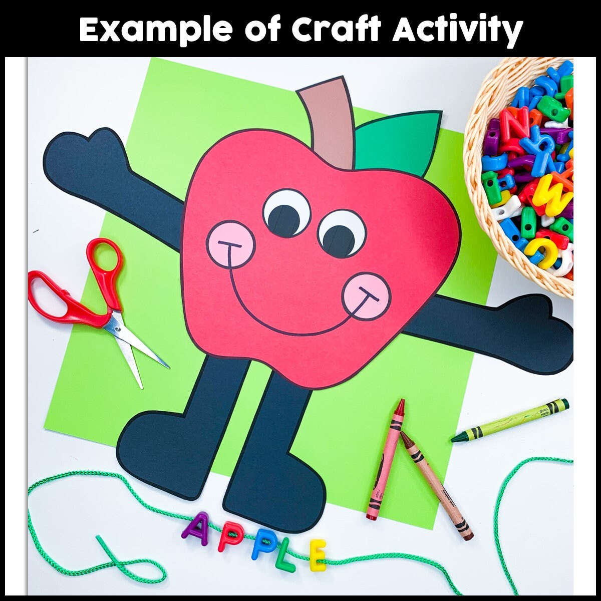 Apple Craft | Apple Activities | Fall Activity | Back to School ...