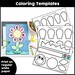 Spring Flower Name Craft Template Preschool Kindergarten Fine Motor ...