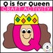 Letter Q Craft Patterns | Queen Craft | Alphabet Crafts | Uppercase ...
