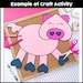 Valentines Day Pig Craft Patterns | Valentines Day Activities ...