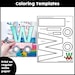 Letter W Craft Patterns | Wagon Craft | Alphabet Crafts | Uppercase ...