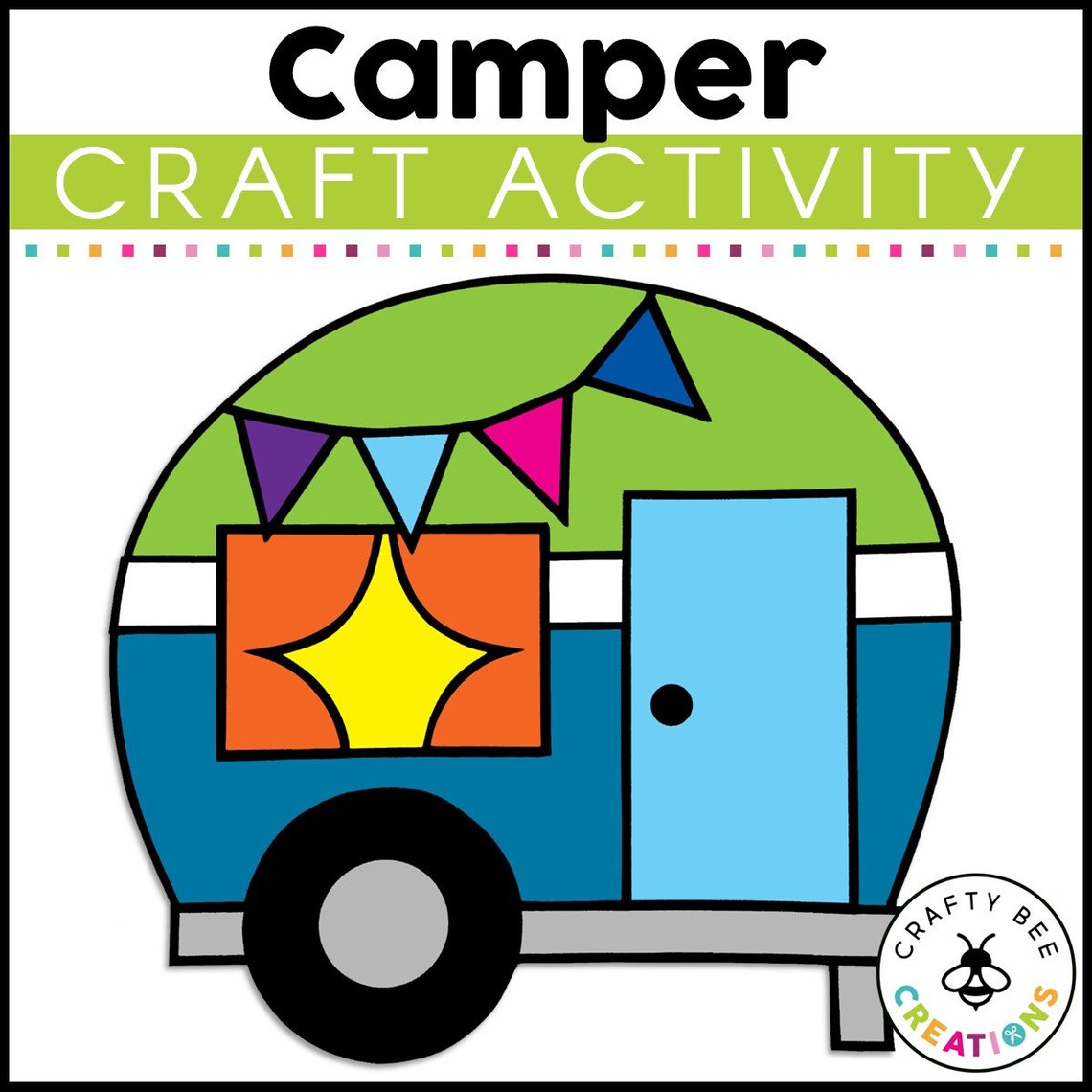 Camper Craft for Kids | Camping Craft for Kids | Camper Template ...