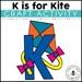 Letter K Craft Patterns | Kite Craft | Alphabet Crafts | Uppercase ...