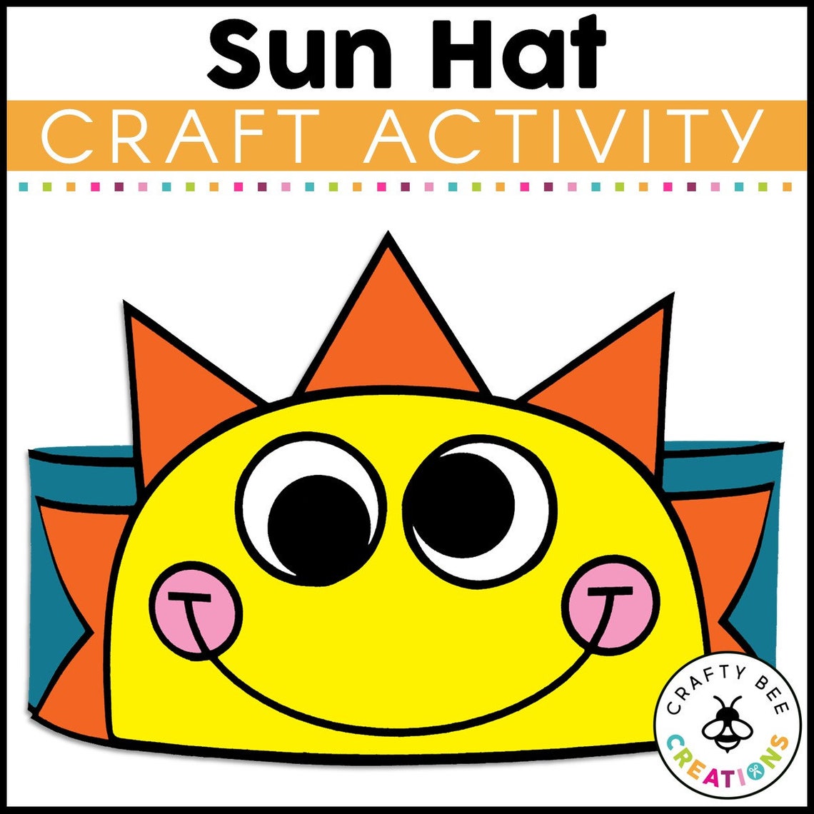 Sun Hat Craft for Kids | Summer Craft Activity | Spring Activities ...