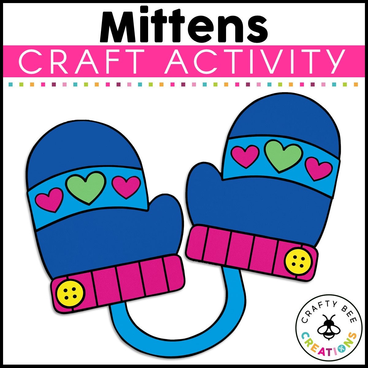Mittens Craft | the Mitten Craft | Mitten Template | the Mitten ...