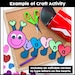 Love Bug Craft Patterns | Name Craft | Valentines Day Craft Activity ...