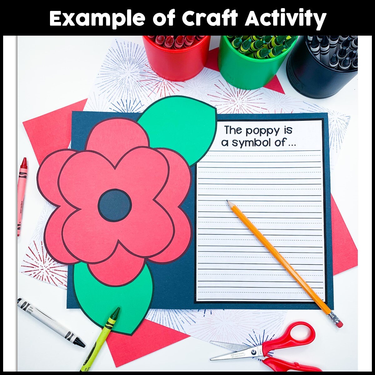Memorial Day Craft Poppy Craft | Remembrance Day Craft | Anzac Day ...