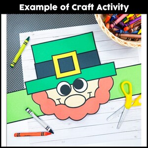 Leprechaun Hat Craft St. Patrick's Day Activities Leprechaun Template ...