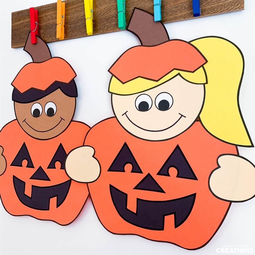 Pumpkin Craft | Jack-o-lantern Craft | Fall Activity | Halloween Fun ...