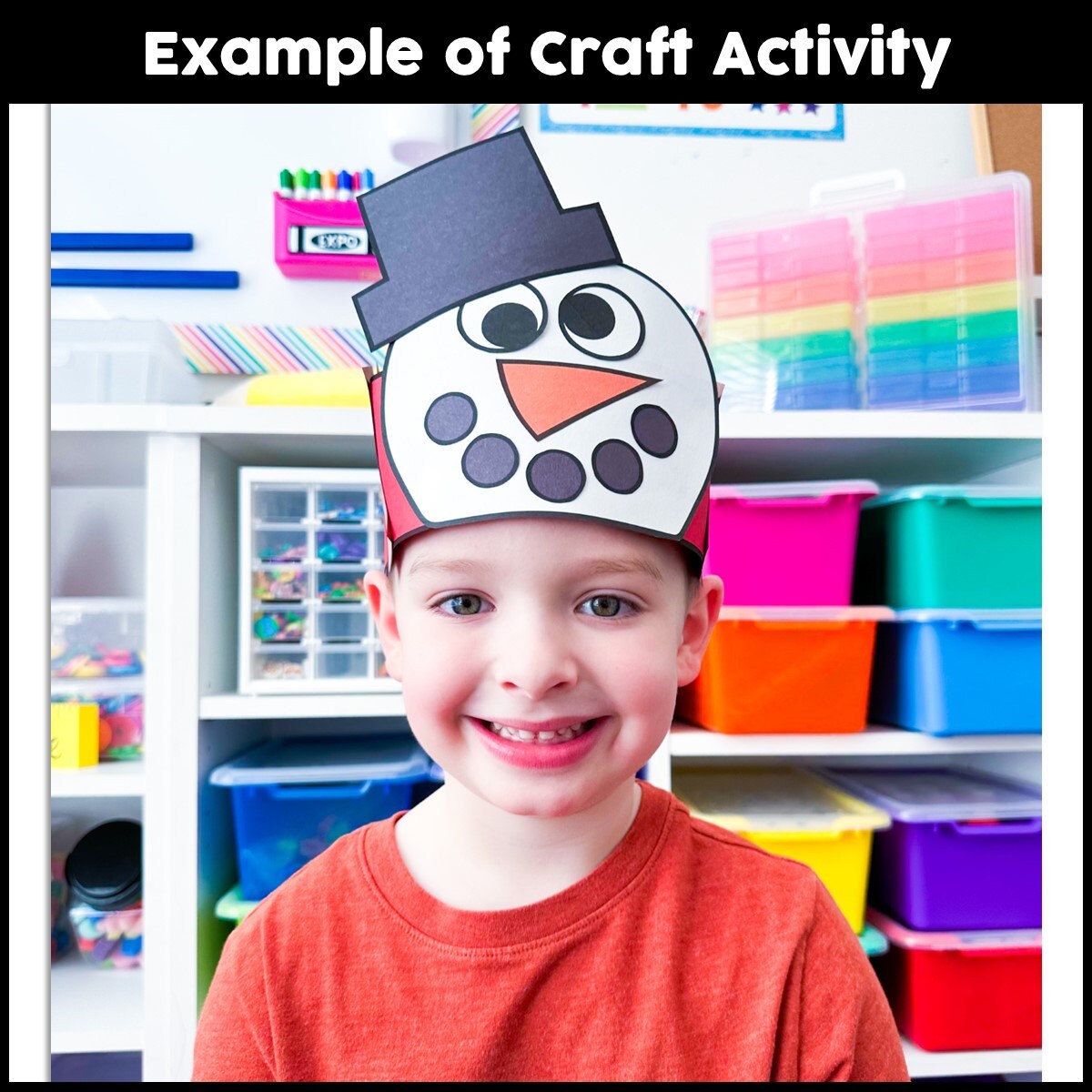 Snowman Hat Craft | Build a Snowman | Snowmen at Night | Christmas ...